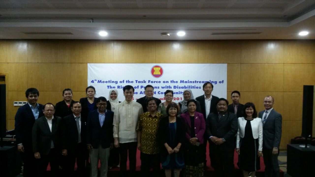 4th Task Force Meeting On The Mainstreaming Of The Rights Of Persons